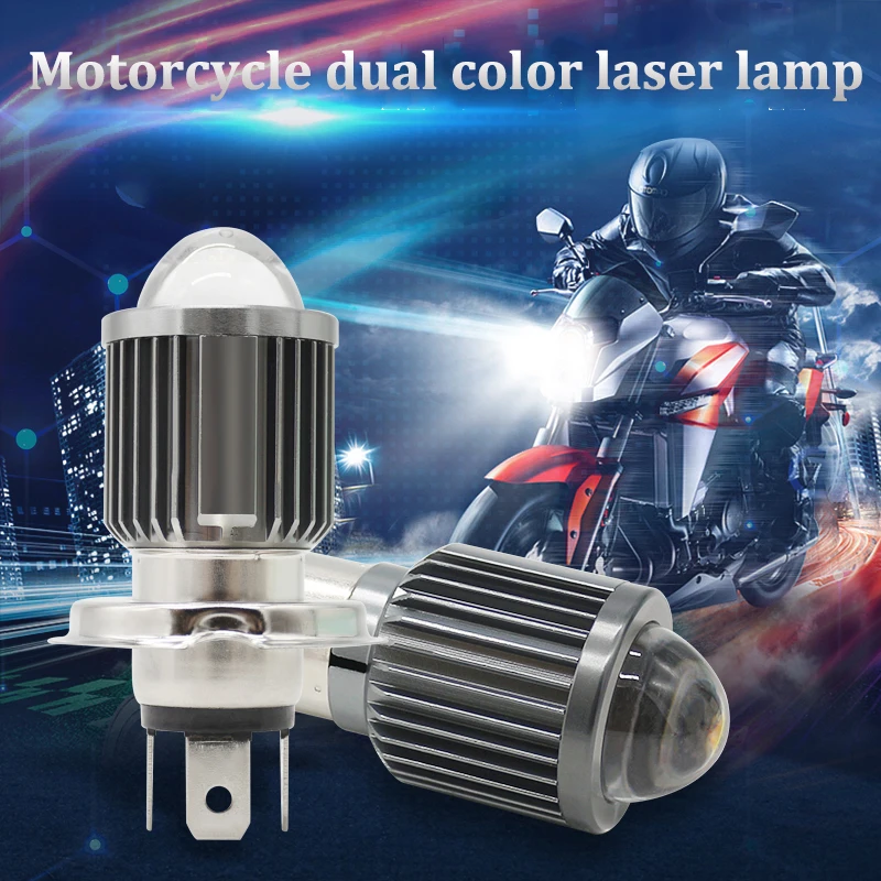 AC-DC-White-Yellow-Motorcycle-Led-Headlight-H4-BA20D-CSP-LED-Moto-High ...