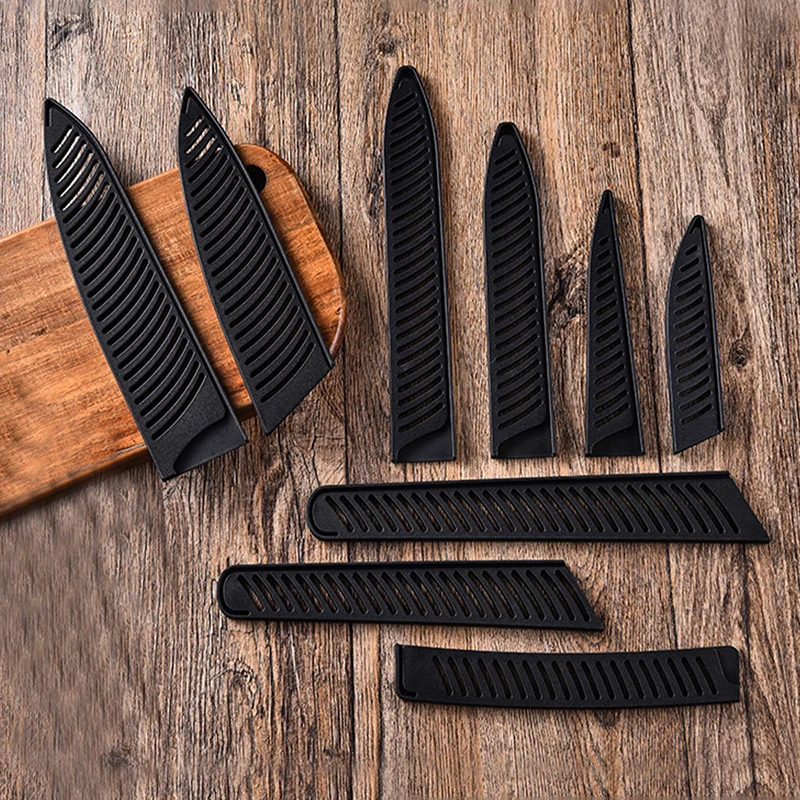 Kitchen-Knife-Sheath-Black-Plastic-Knife-Covers-Knife-Blade-Protector ...