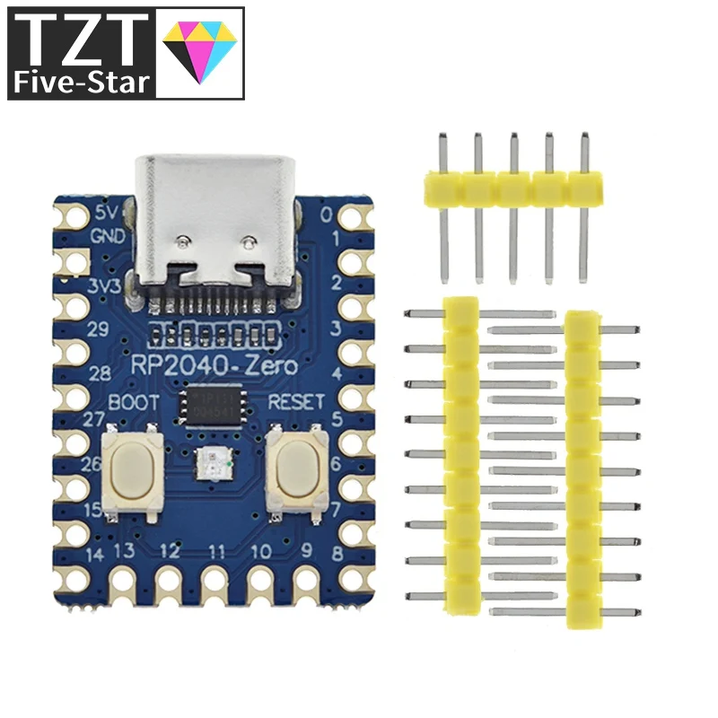 RP2040 Zero RP2040 para microcontrolador Raspberry Pi PICO, Módulo de placa de desarrollo de ...