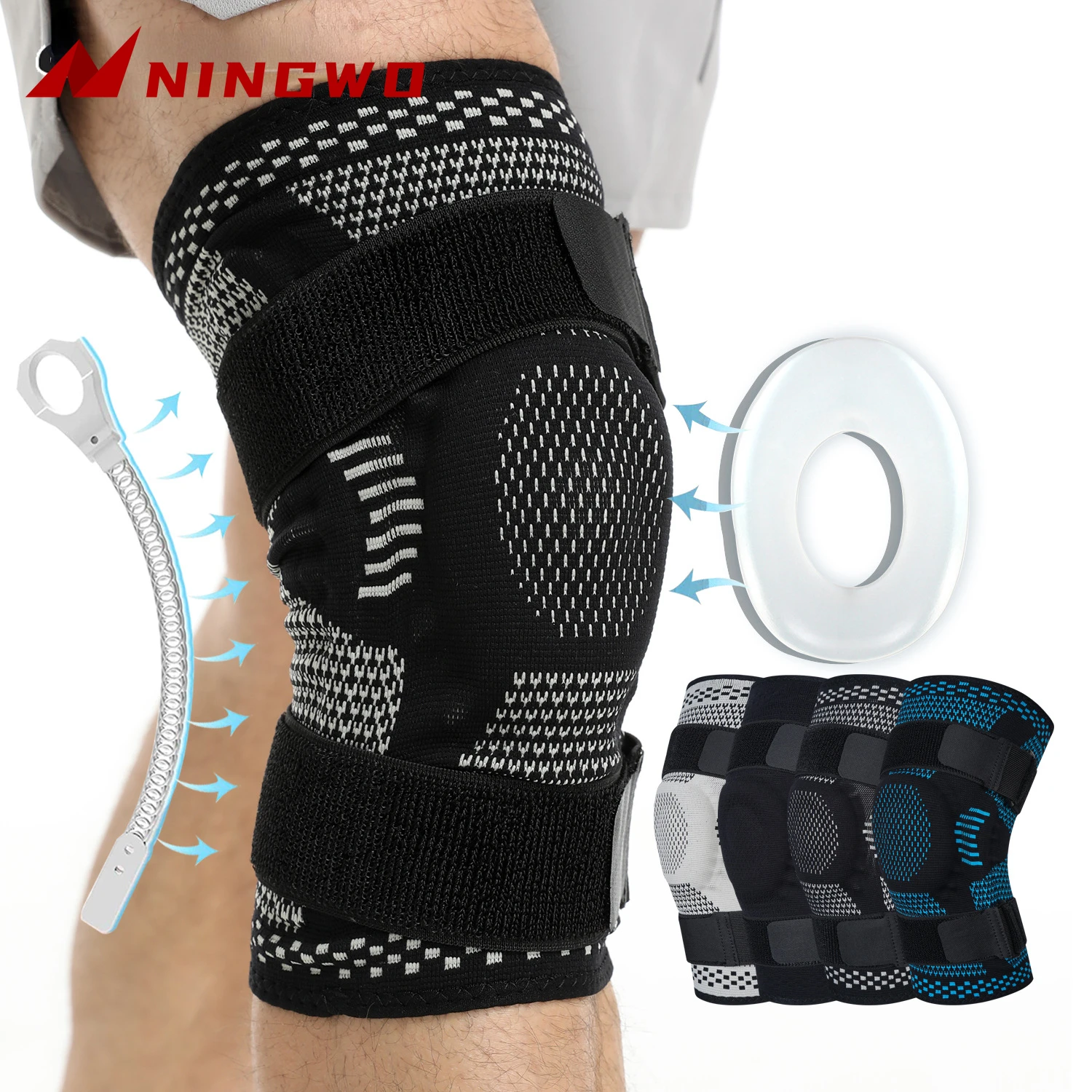 Knee-BracesCompression-Knee-Support-for-Knee-Pain-Relief-Sleeve ...