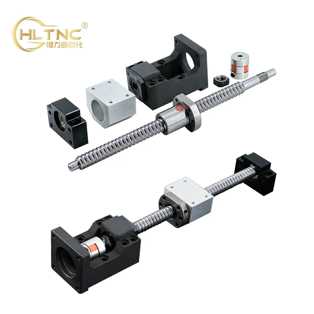 Husillo de bolas SFU1605 sfu1604 sfu1610, tornillo de bola + nombre BF12 23 24, soporte de ...