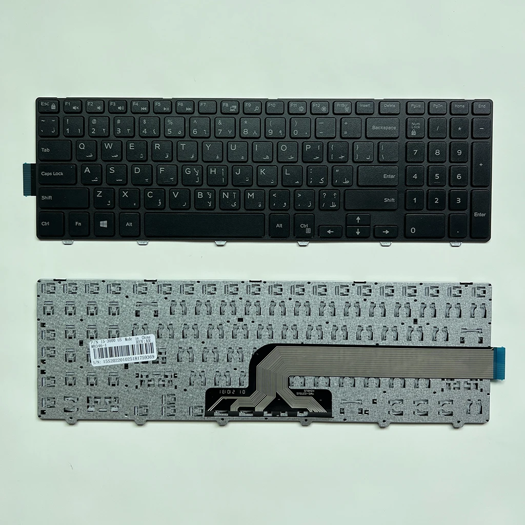 5547 Arabic Keyboard For Dell Inspiron 153541 3542 3543 3551 3552 3558 ...