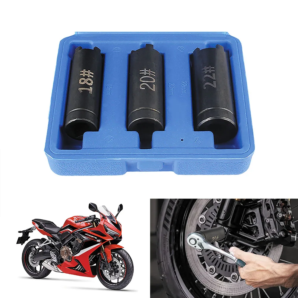 Four-claw Sleeve 3 PCS Motorcycle Clutch Nut Removal 18mm 20mm 22mm ...