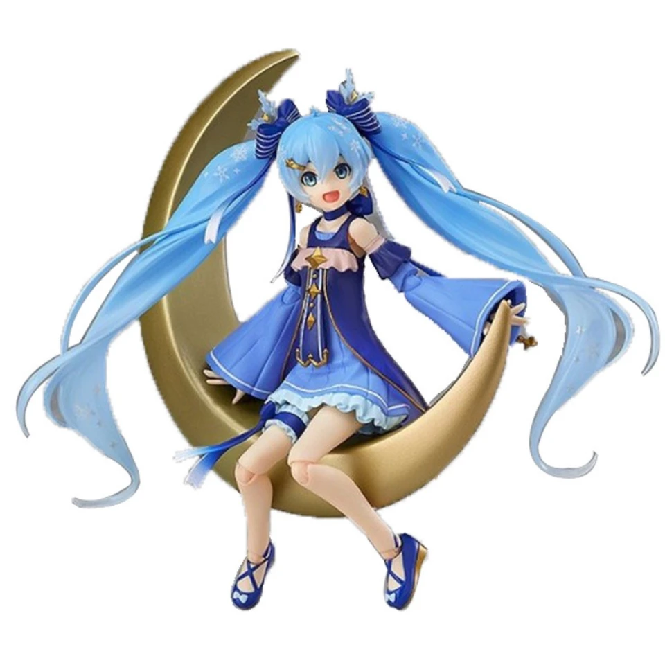Novo 14cm Anime Hatsune Miku Action Figure Figma Ex 037 Twinkle Snow ...