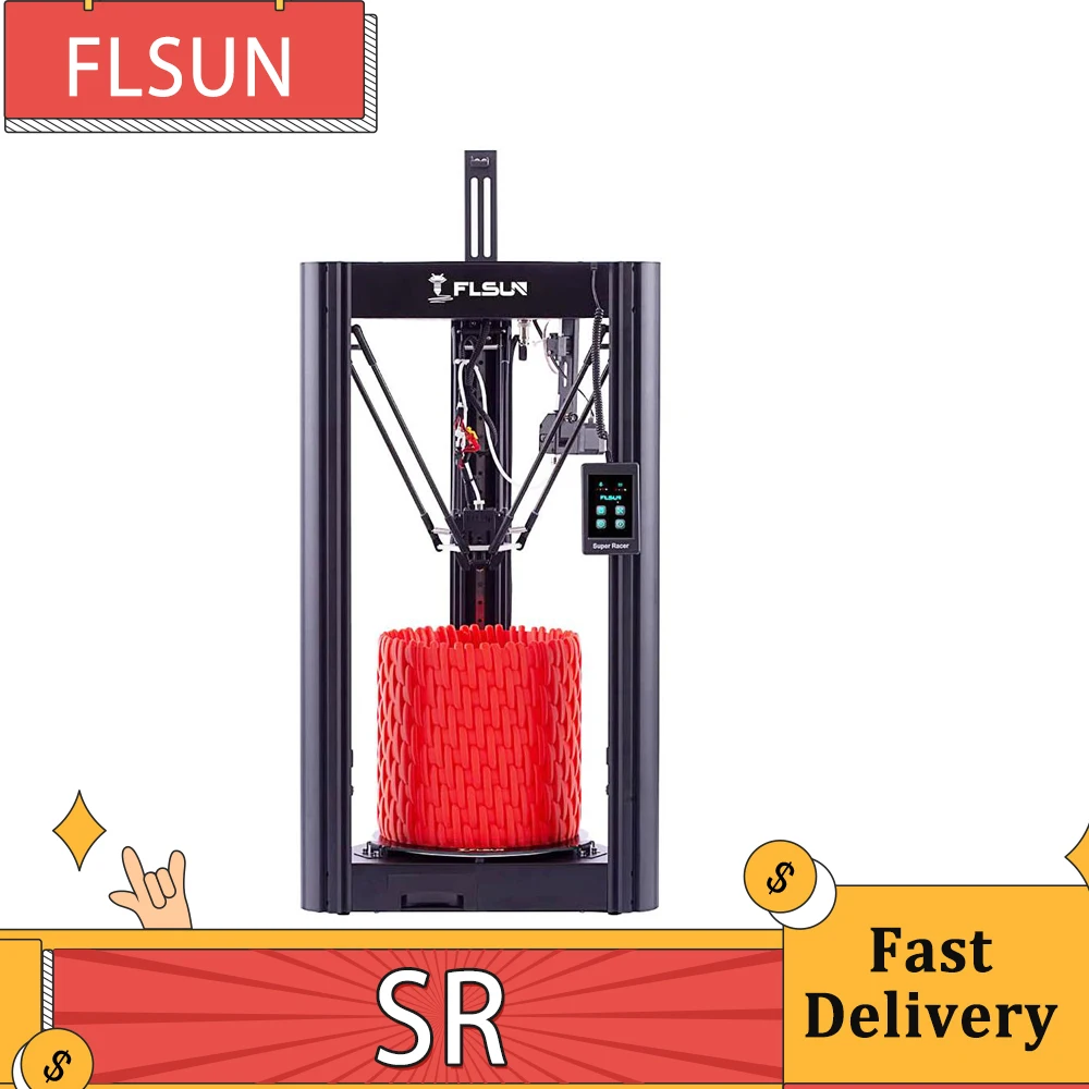 FLSUN-SR-3D-Printer-Pre-assembled-Dual-Drive-Extruder-Auto-Levelling ...