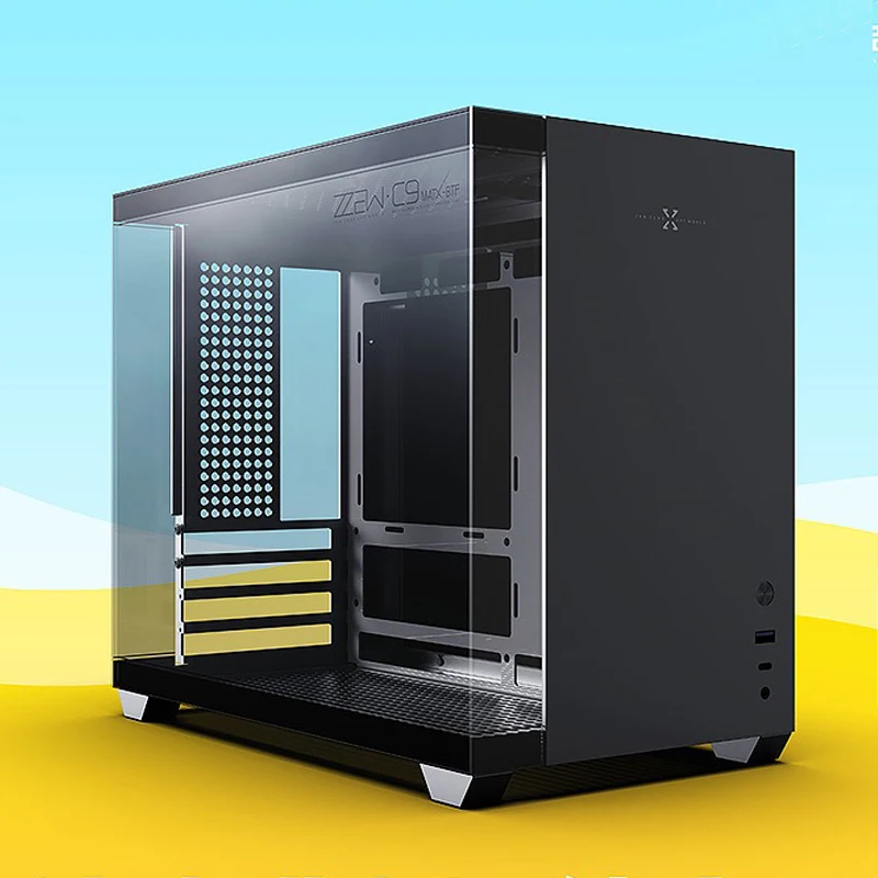 ZZAW-C9-Aluminum-MATX-ITX-Back-Plug-Motherboard-ATX-Power-Supply-143mm ...