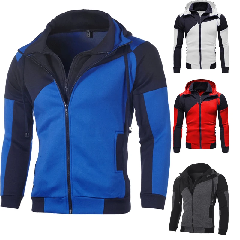Men-s-Winter-Warm-Coat-Running-GYM-Casual-Zip-Up-Hooded-Sweatshirt ...