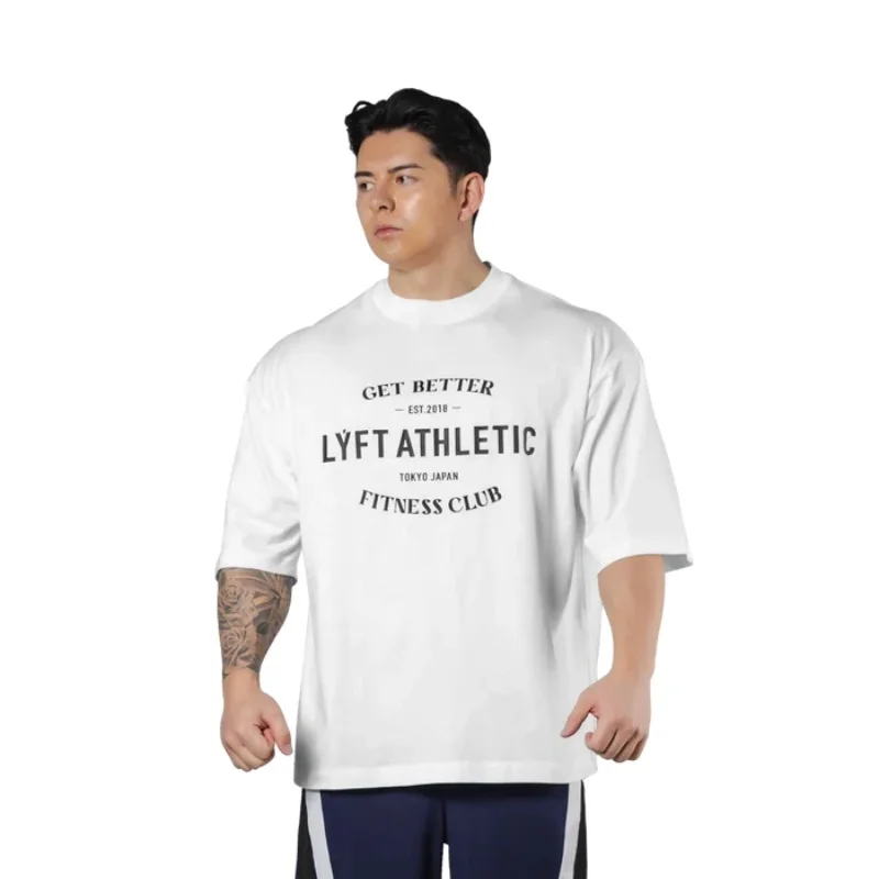 LYFT ATHLETIC American Print T Shirts Classic Retro Short Sleeved T ...