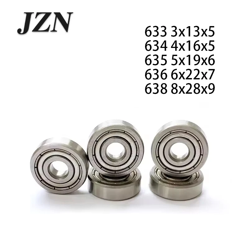 2PCS/10PCS stainless steel bearing S633 3*13*5,S634 4*16*5,S635 5*19*6 ...