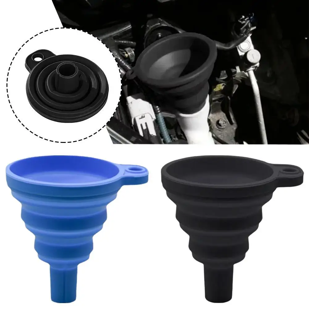 Car Foldable Fuel Funnel Portable And Motorcycle Fuel Tank Fuel Funnel ...