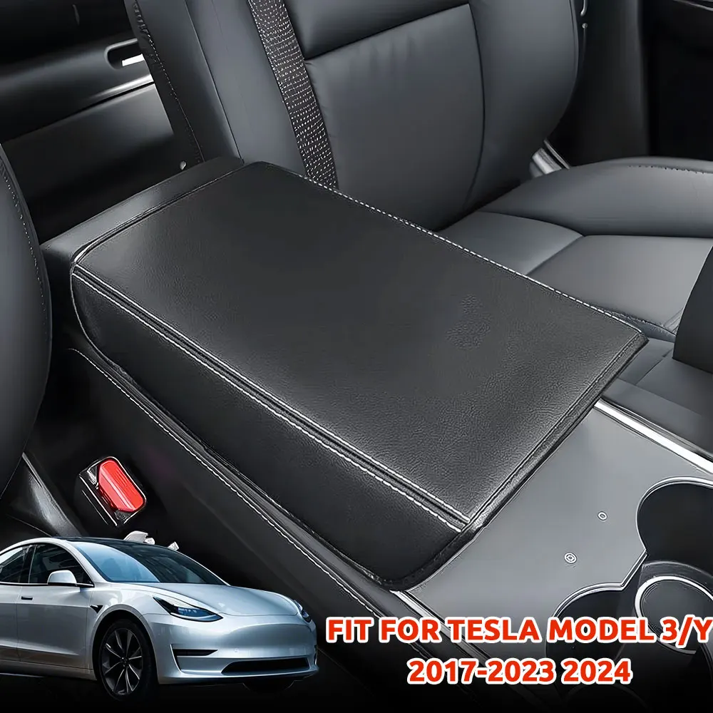 For Tesla Model 3/Y 2017-2024 Car Armrest Cover | OEM Fit Scratch proof ...