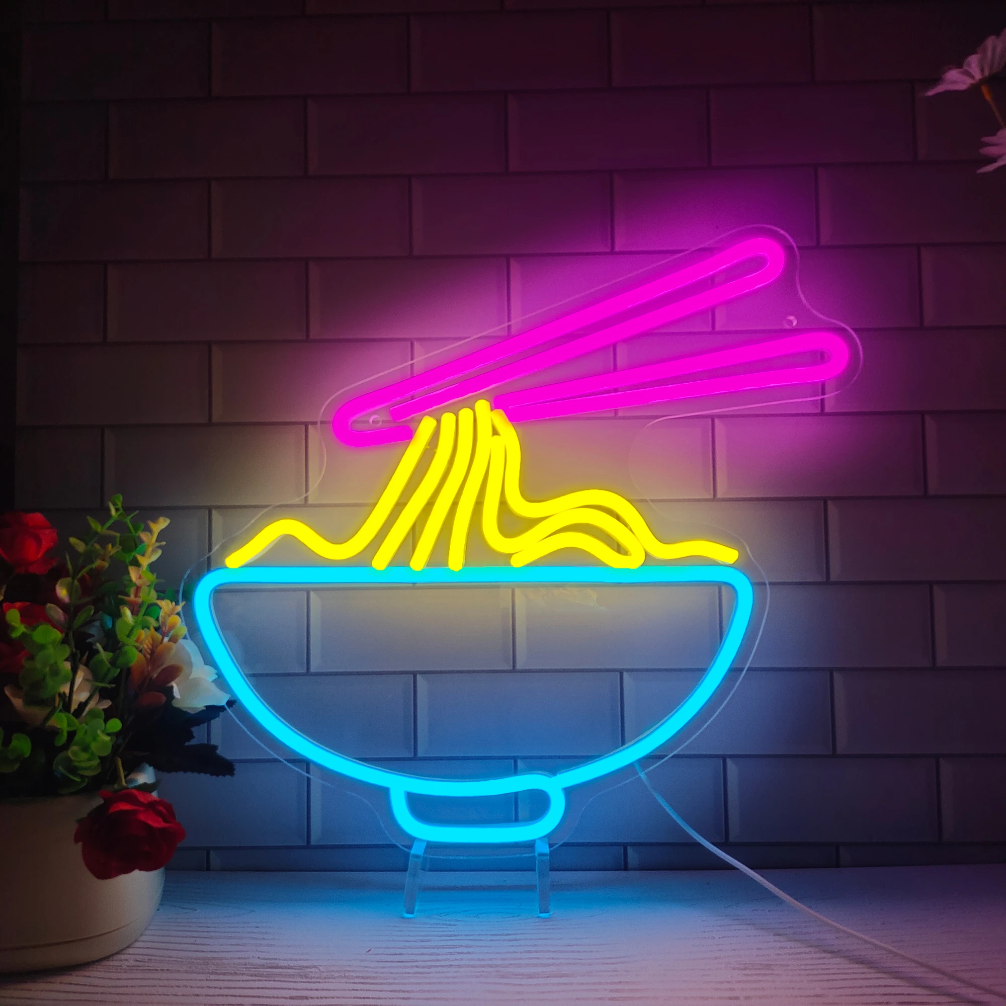 Japanese-Noodles-Neon-Sign-Shop-Wall-Decor-Art-LED-Ramen-Neon-Sign ...