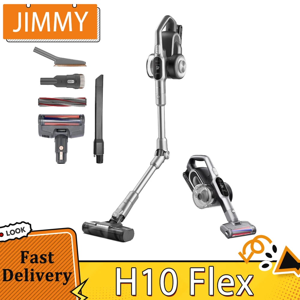 JIMMY-H10-Flex-Handheld-Cordless-Vacuum-Cleaner-245AW-26Kpa-Suction ...