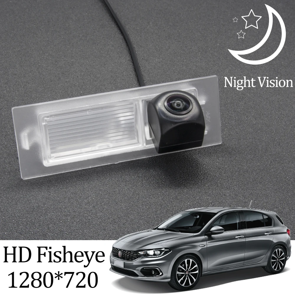 Owtosin Hd 1280*720 Fisheye Rear View Camera For Fiat Tipo/fiat Egea ...