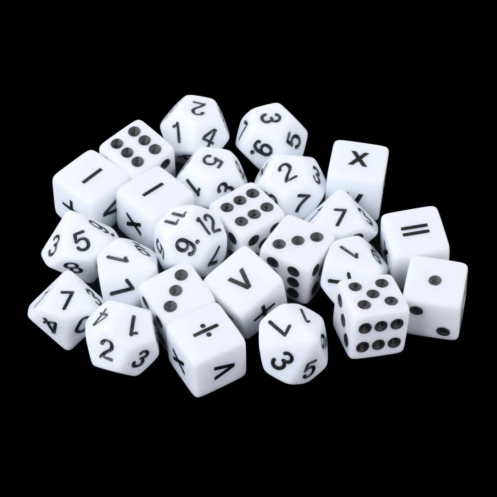 24-Pieces-Acrylic-Dices-Math-Operation-Dice-Number-Dice-Dot-Dice-6 ...