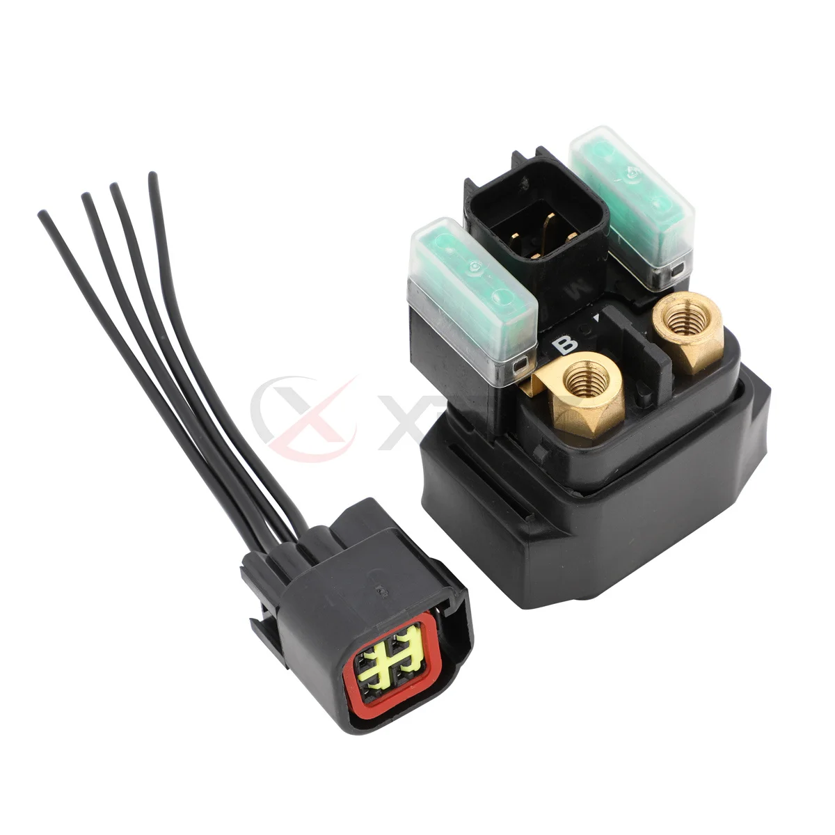 Motorcycle-Electrical-Starter-Solenoid-Relay-w-Plug-For-Suzuki-VL800 ...