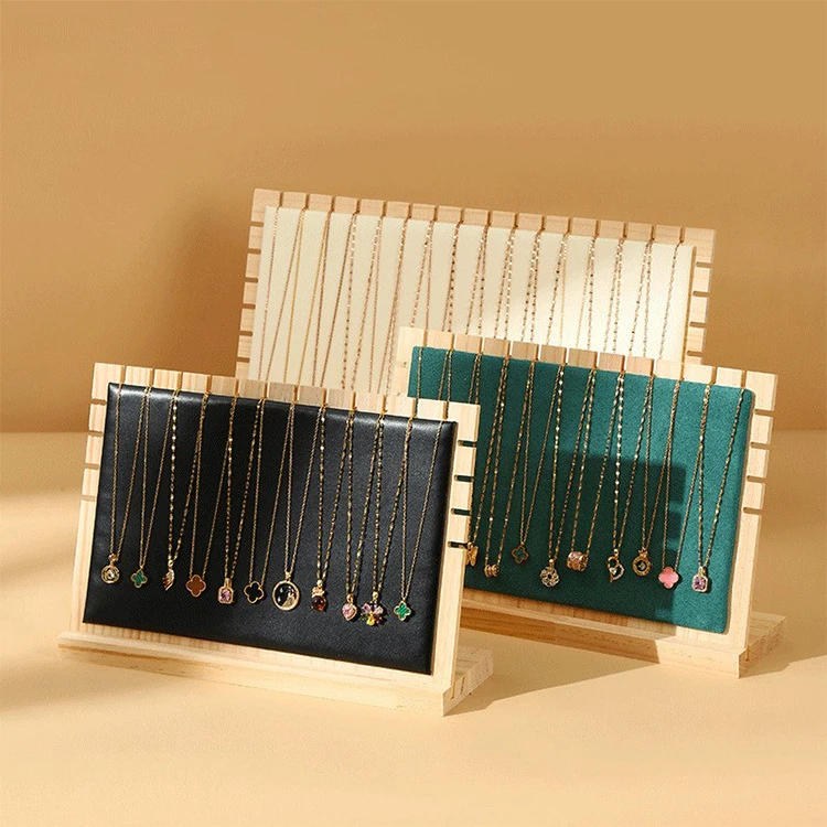 Creative-Solid-Wooden-Necklace-Frame-Fashion-Jewelry-Display-Frame ...