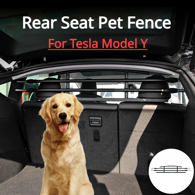Trunk-Pet-Dog-Railing-for-Tesla-Model-Y-Car-Barrier-Trunk-on-board-Pet ...