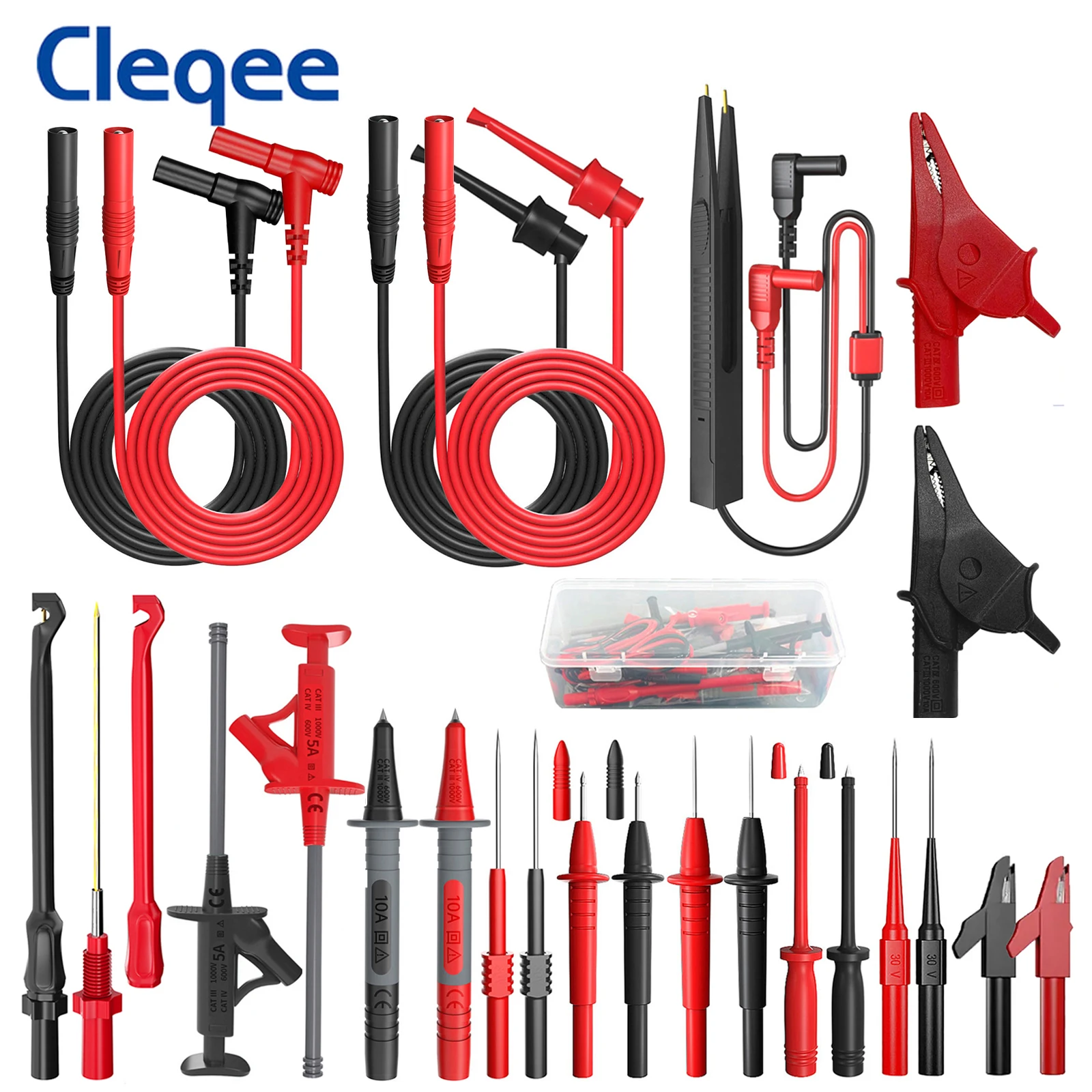 Cleqee-P1925-Multimeter-Test-Leads-Kit-23pcs-with-Digital-Electrical ...