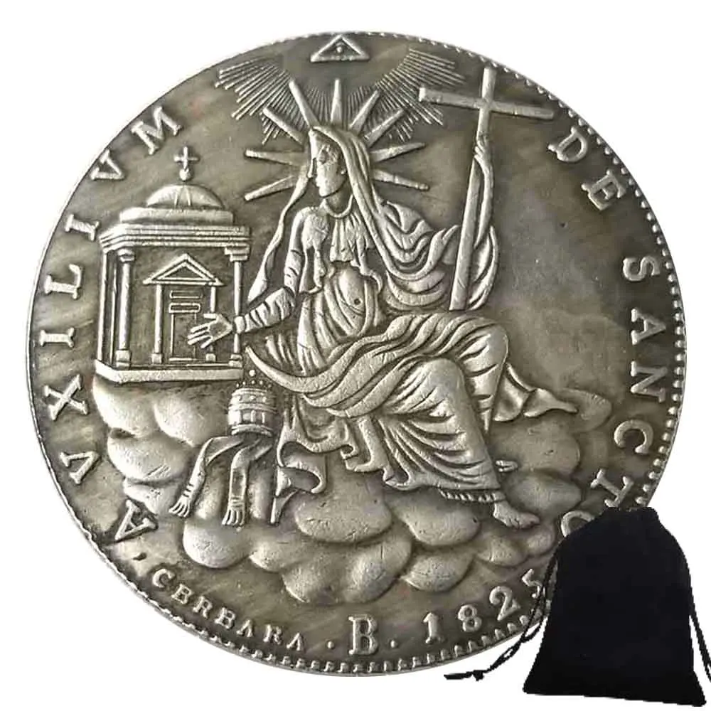 1825-Luxury-Italy-Religion-Emperor-Art-Coin-Europe-Good-Lucky ...