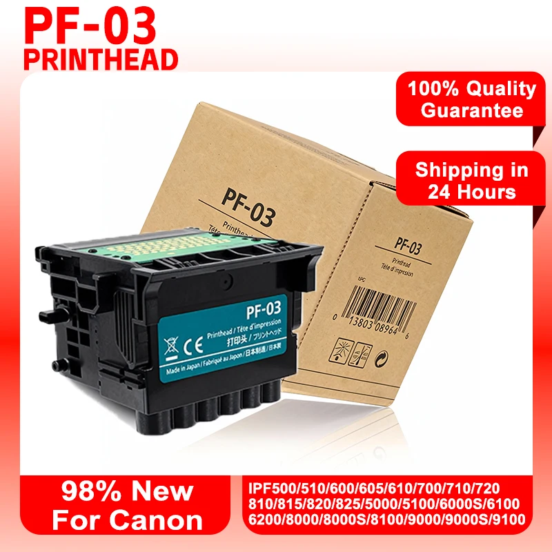 98% nuevo para Canon PF-03 cabezal de impresión PF03 cabezal de ...