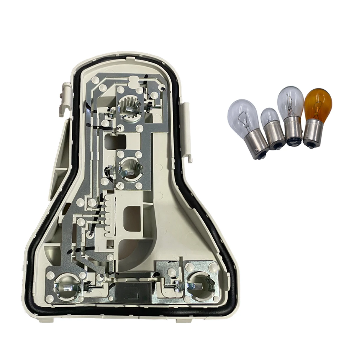 Soporte de bombilla trasera derecha e izquierda, lámpara de placa de ...
