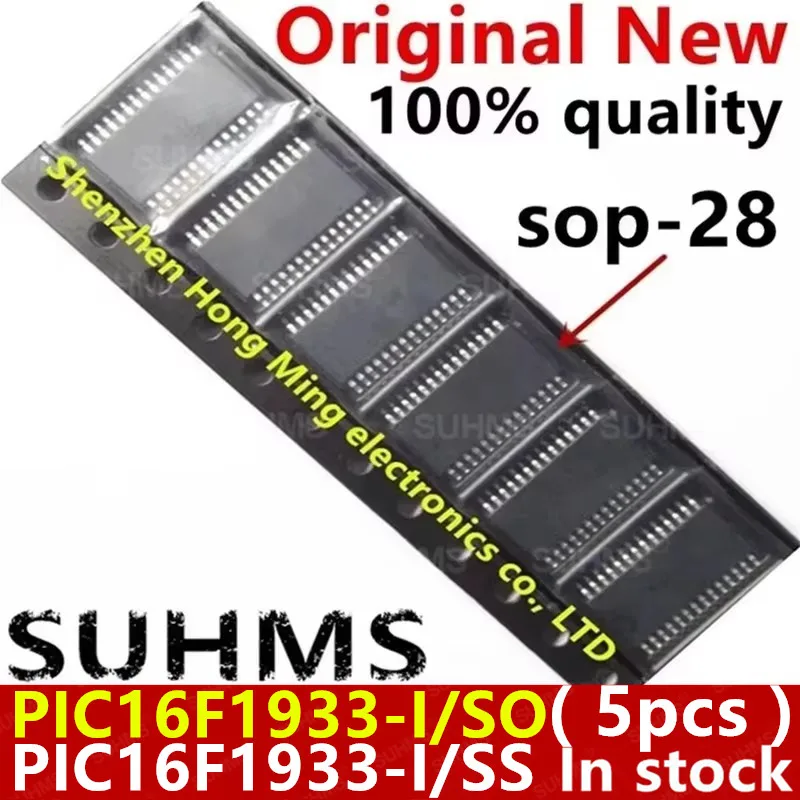 (5piece)100% New PIC16F1933-I/SS PIC16F1933-I/SO PIC16F1933 sop-28 ...