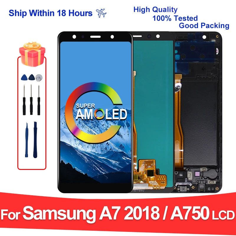 CHOICE-AMOLED-For-Samsung-Galaxy-A750-LCD-SM-A750F-Display-SM-A750FN-SM ...