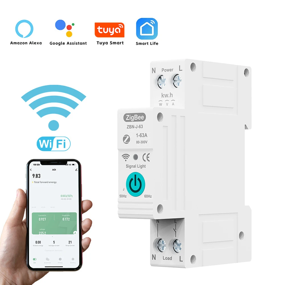 Tuya-ZigBee-Intelligent-Circuit-Breaker-Remote-Control-Voice-Control ...