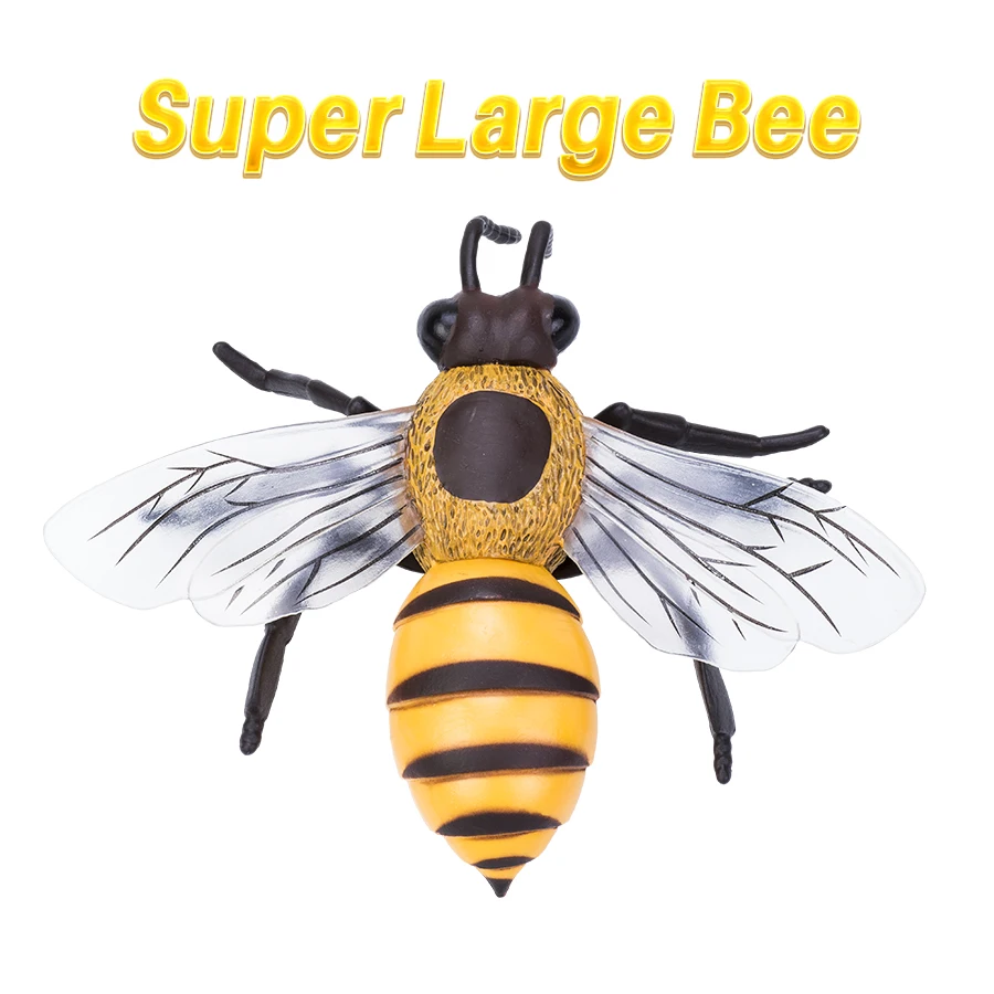 Simulation Bee Wasp Hornet Wild Insect Animals Model Action Figures ...