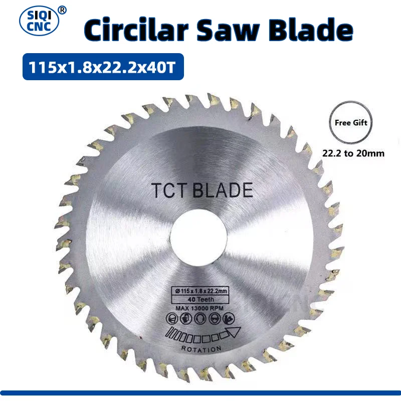 Diameter-115mm-40-Teeth-TCT-Circular-Saw-Blade-Angle-Grinder-Saw-Disc ...