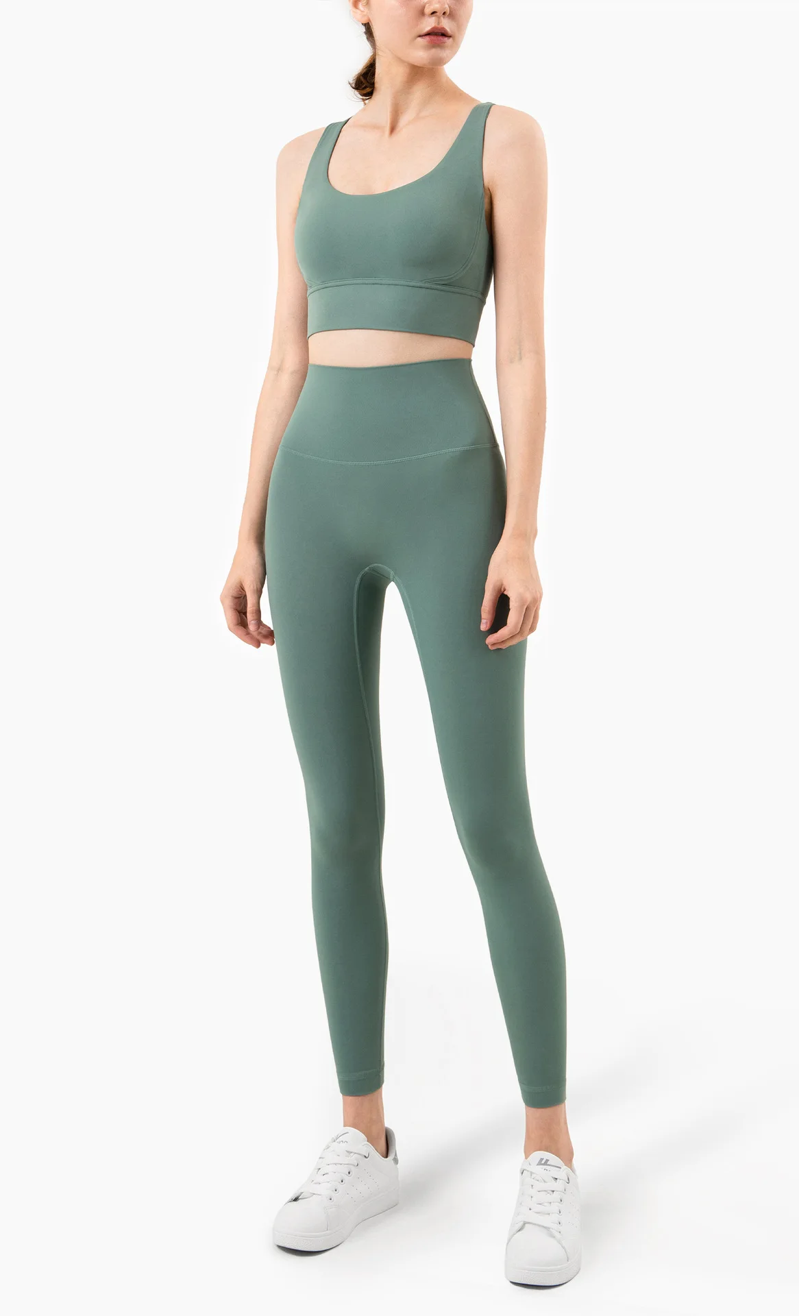 Ensemble de yoga pour femme - Blue Set[D3] - Nylon - Respirant - Idéal ...