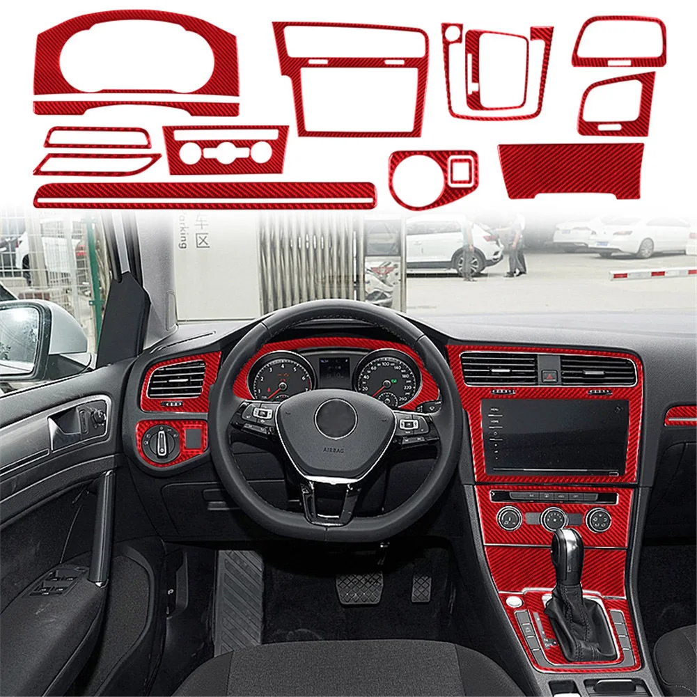 14Pcs/Set For Volkswagen Golf 7 GTI MK7 2014-2019 Interior Center ...