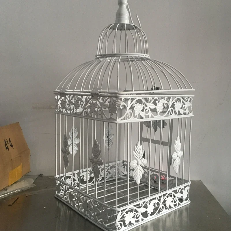 19-19-35cm-European-style-decorative-bird-cage-window-ornaments-white ...