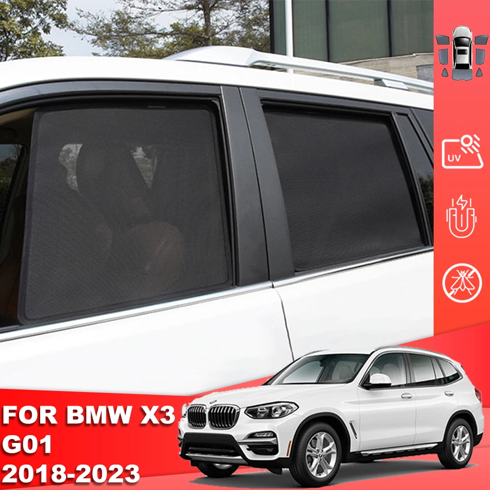 For-BMW-X3-G01-2017-2024-IX3-Magnetic-Car-Sunshade-Shield-Front ...