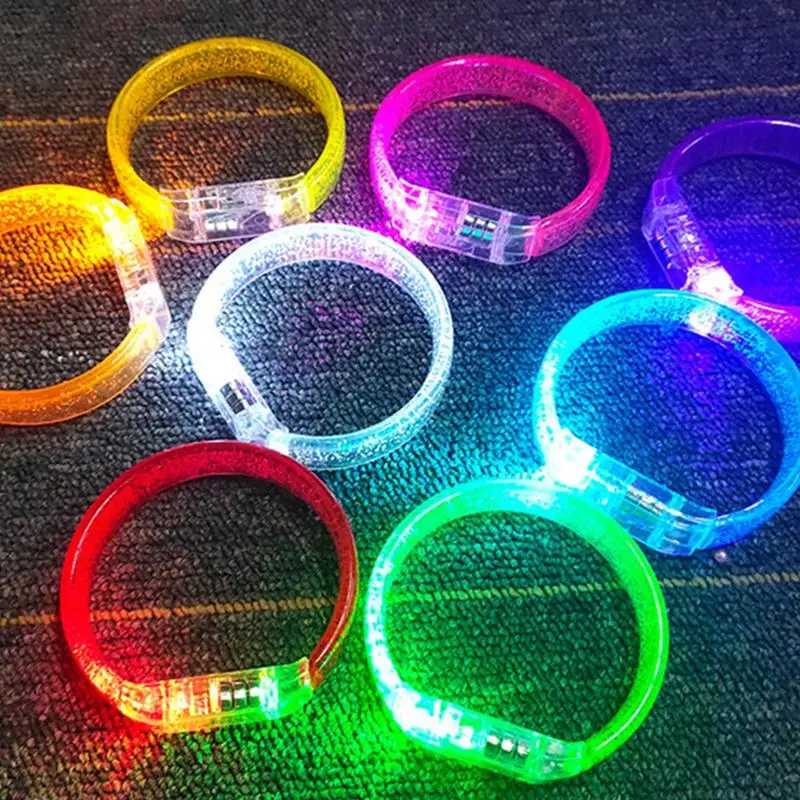 LED-Bracelets-Glow-Bangle-Light-Up-Wristbands-Glow-In-The-Dark-Party ...