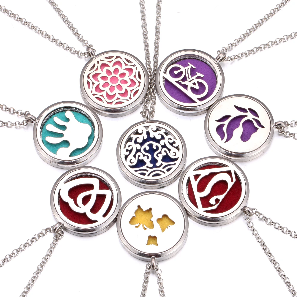 Aromatherapy Diffuser Necklace Jewelry Perfume Aroma Necklace Diffuser ...