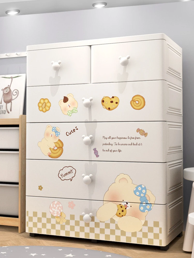 Extra-large-thickened-cartoon-drawer-type-storage-cabinet-storage ...