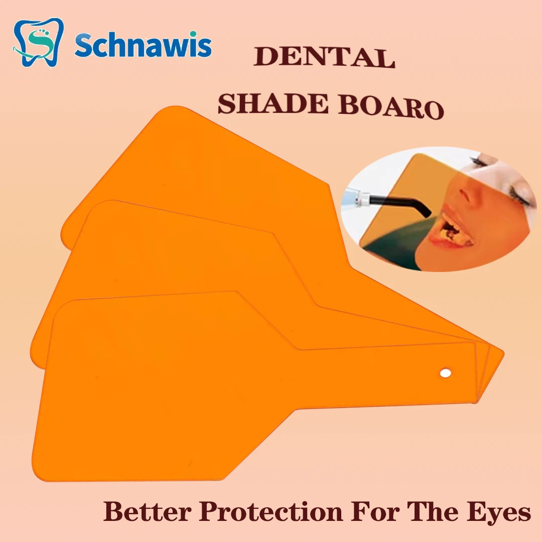 1Pc-Dental-Shade-Board-Eye-Protector-Hand-Held-Shield-Plate-Dentistry ...