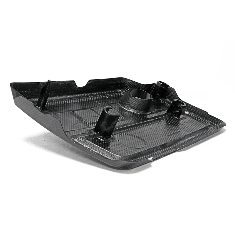 Dry Carbon Fiber Engine Cover Engine Hood Cover Trim Protector Panel ...