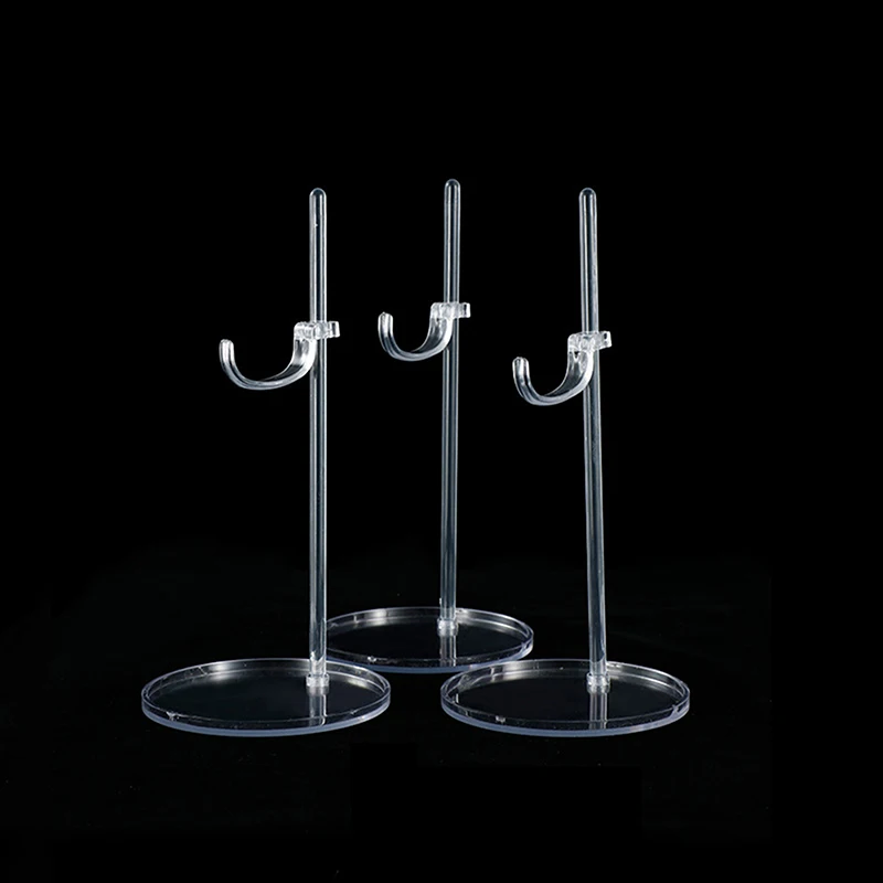 Acrylic Doll Holder Stands Transparent 30cm Figure Display Waist Foot ...