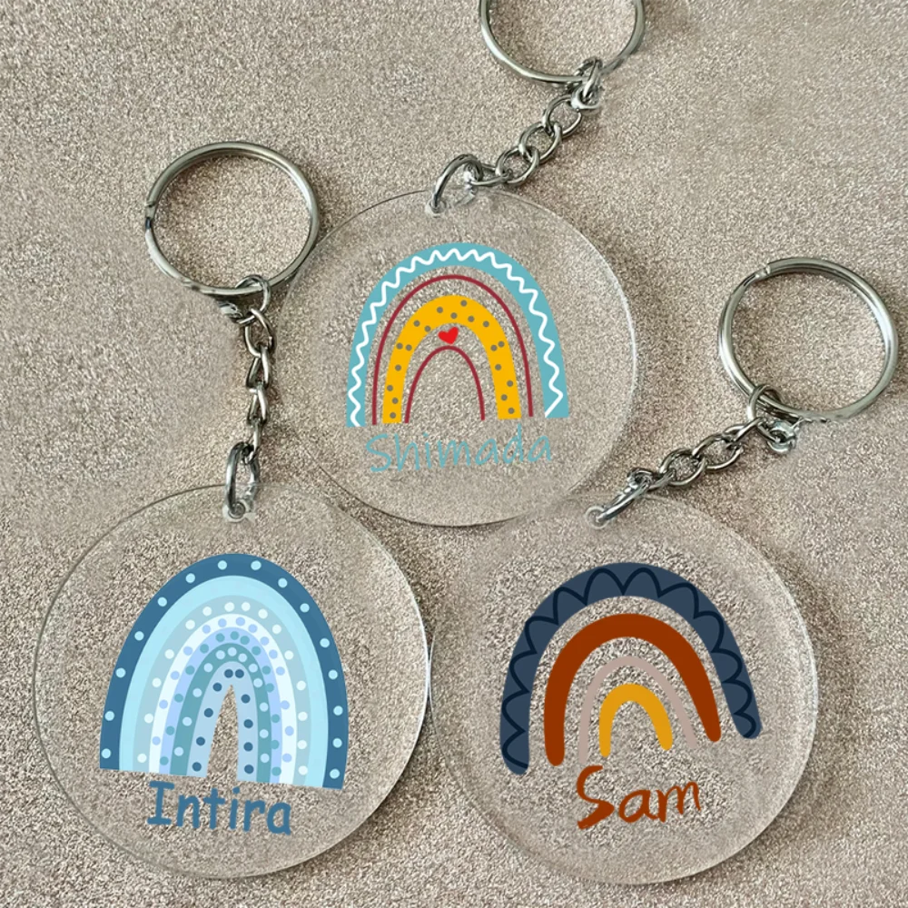 Personalized-Custom-Rainbow-Name-Customization-Acrylic-Key-Chains-Friend-Lover-Teacher-Gift ...