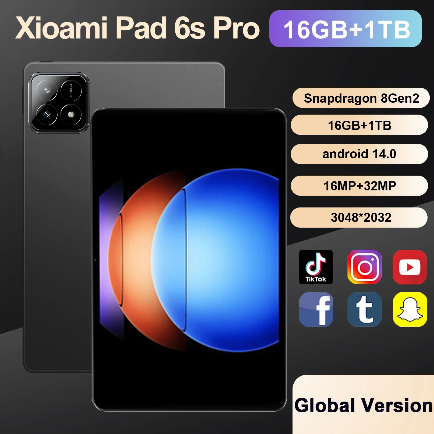 Xioami-Tableta-Pad-6S-Pro-versi-n-Global-dispositivo-con-Android-14 ...
