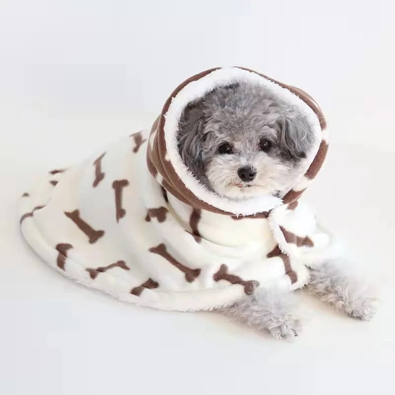 Warm Polar Fleece Cloak For Dog – DogMega.Com