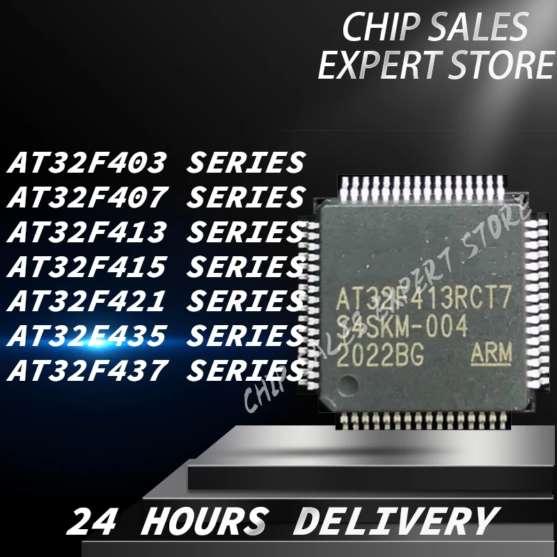 1PCS-LOT-AT32F403-AT32F407-AT32F413-AT32F415-AT32F421-AT32F435-AT32F437-Series-microcontroller ...