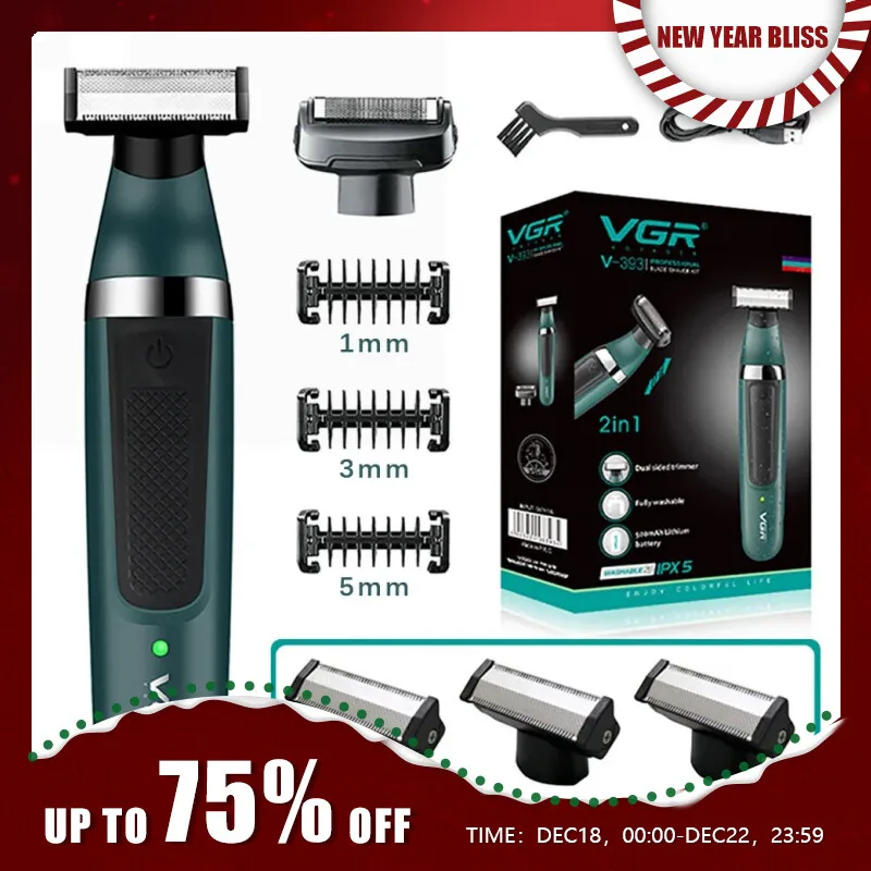 VGR-Electric-Shaver-Hair-Trimmer-Professional-2-in-1-Shaver-Razor ...