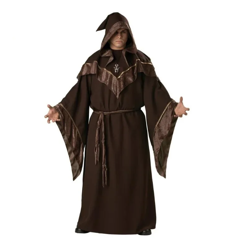 Man-Religious-Godfather-Wizard-Costume-Goethe-Robes-Clothes-Cosplay ...