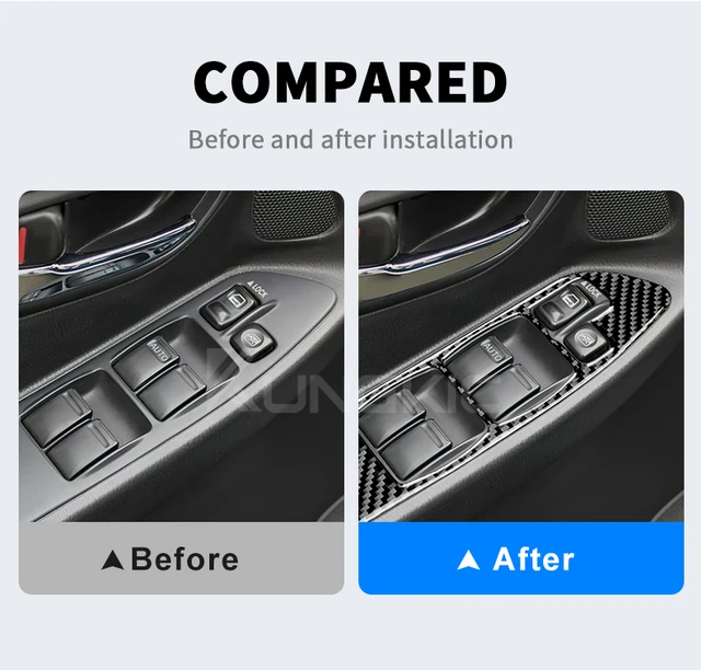 Car Interior Upgrades INTGET 4PCS Window Switch Panel Covers For 2025 ...