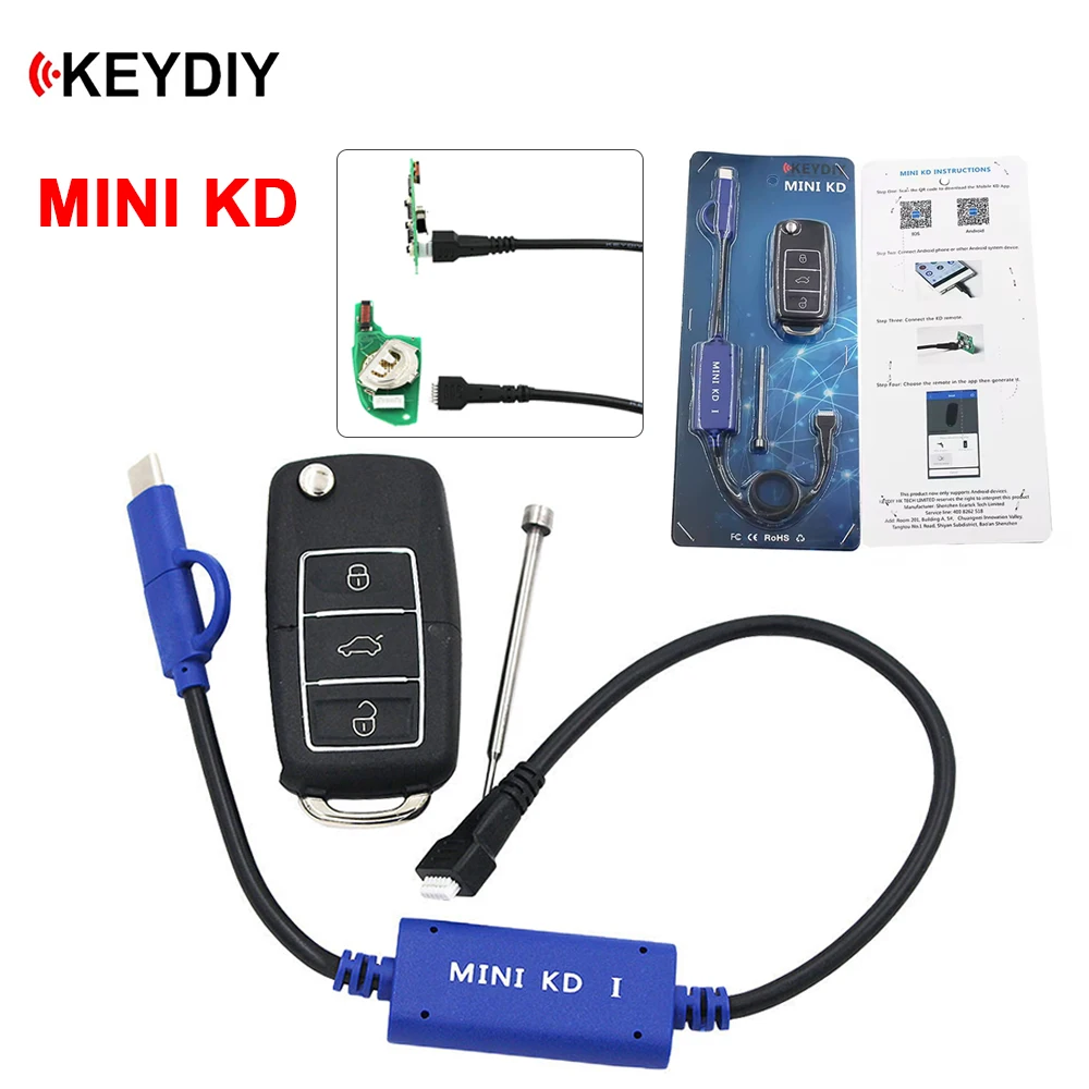 Original keydiy mini kd gerador de chave remota suporta sistema android ...