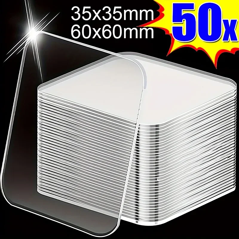 50-5pcs-Double-Sided-Transparent-Tape-Strong-Self-Adhesive-Paste-Wall ...